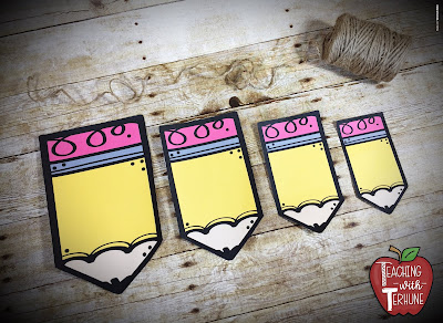Teaching With Terhune: EDITABLE PENCIL BANNER