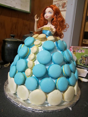 muppys: Princess Merida Disney Brave Cake (Lemon White Chocolate Mud ...