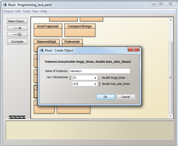 Belajar dan Hiburan: Java Programming : Volume Limas