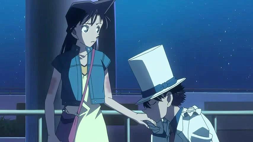 Detective Conan: Ran y Kaito Kid.