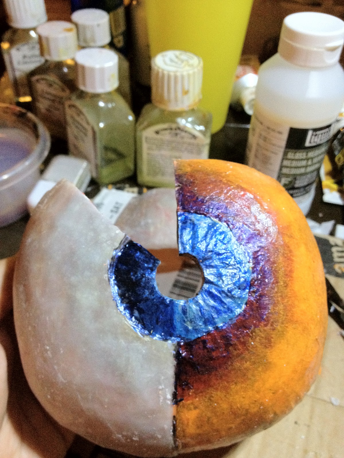 Anatamation: where Anatomy meets Animation: Paper Mache Eye: Take 2, part 3