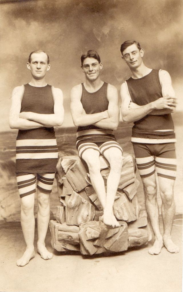 Edwardian Male Bathing Suit Styles 26 Funny Vintage Photos Of Men In