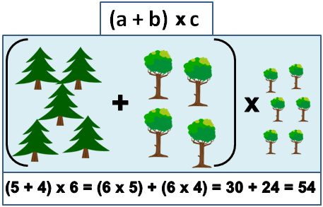 ☺♫ NUESTROS PEQUEÑOS GENIOS ♫☺: Propiedad distributiva de la multiplicación