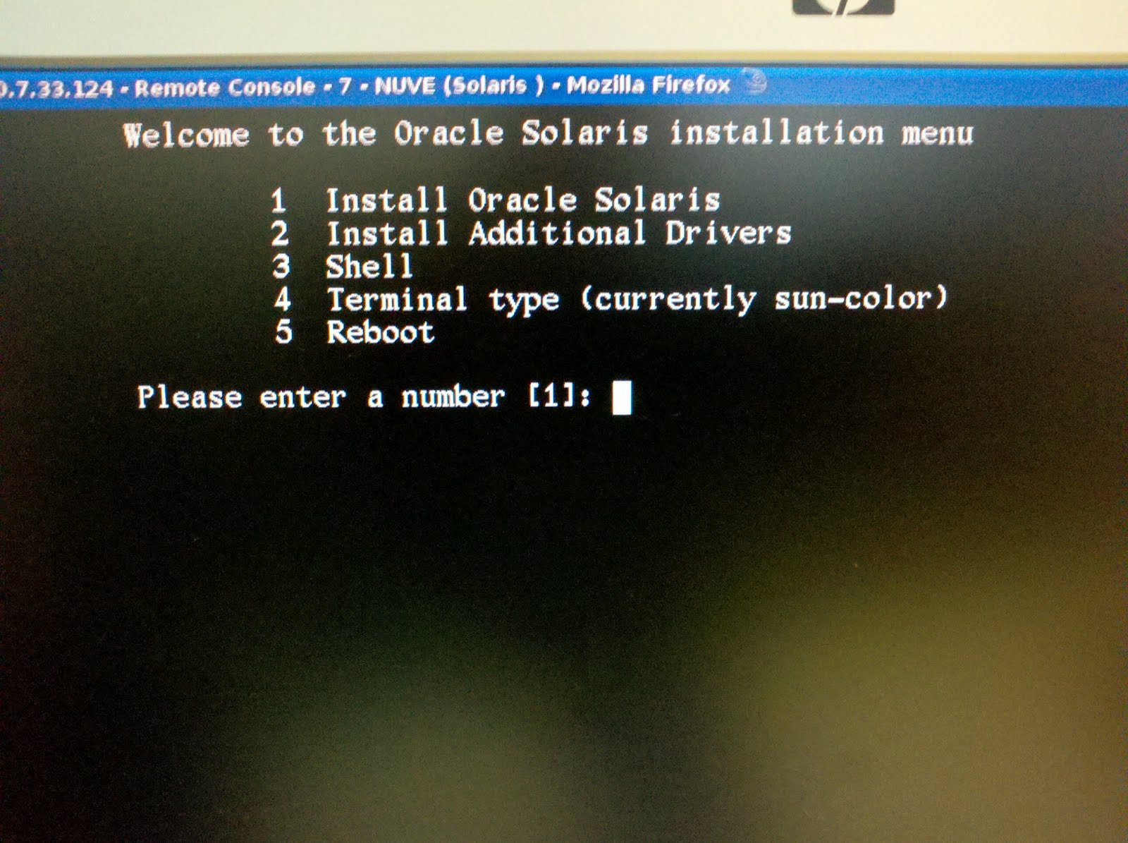 Apuntes de Solaris: Instalacion de Solaris 11 x86 en un Blade IBM