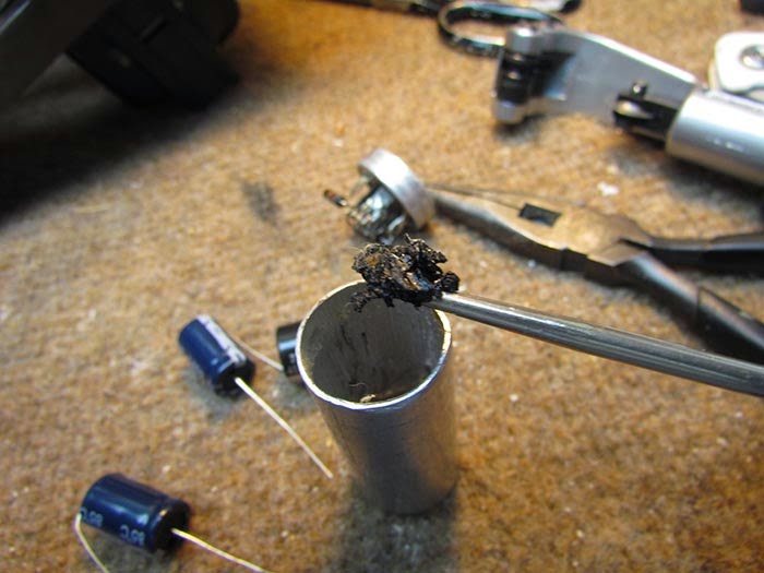 Restuffing Can Filter Capacitor on a Valco Amplifier Crawls Backward ...