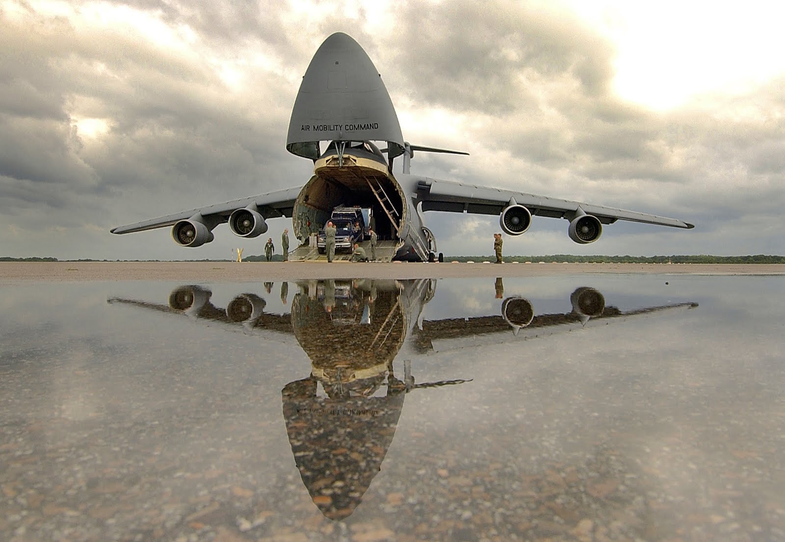 Public Domain Aircraft Images: C-5 Galaxy military transport aircraft