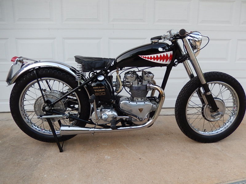 THE ALL ALLOY 500 PRE UNIT TRIUMPHS: 1952 Tiger 100 Rep Custom For Sale