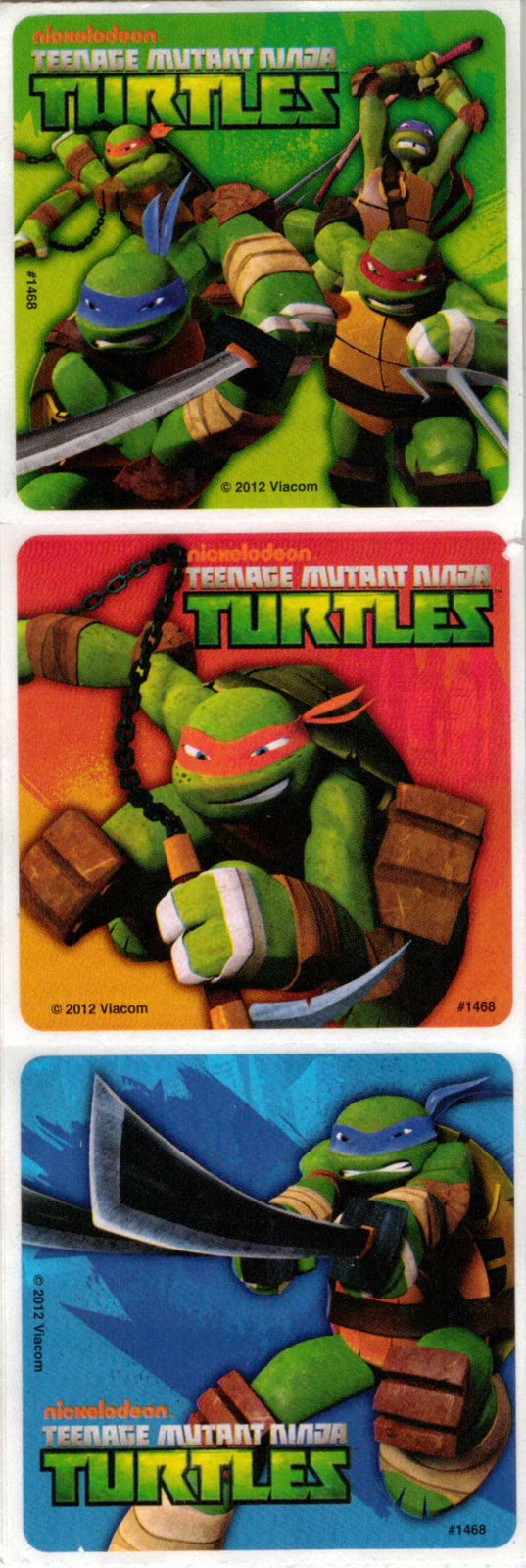 The TMNT Multiverse!: Collection and Scans: NICK STICKERS!