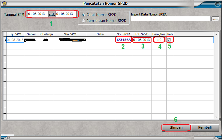 Cara Mengembalikan Pagu Atas Setoran Pengembalian Belanja Di Aplikasi SPM