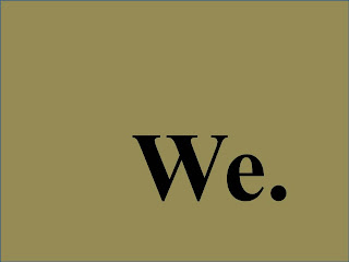 SOME ASSEMBLY REQUIRED: Find The "WE"