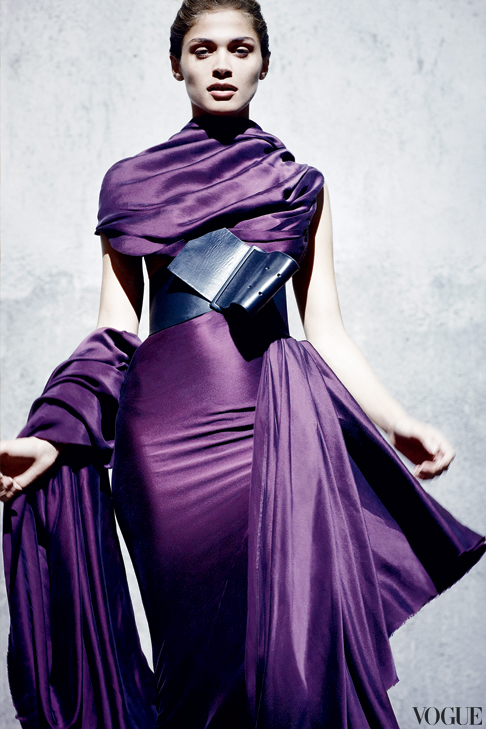 Fabulous silky purple dress with oversized belt | Luvtolook | Virtual ...
