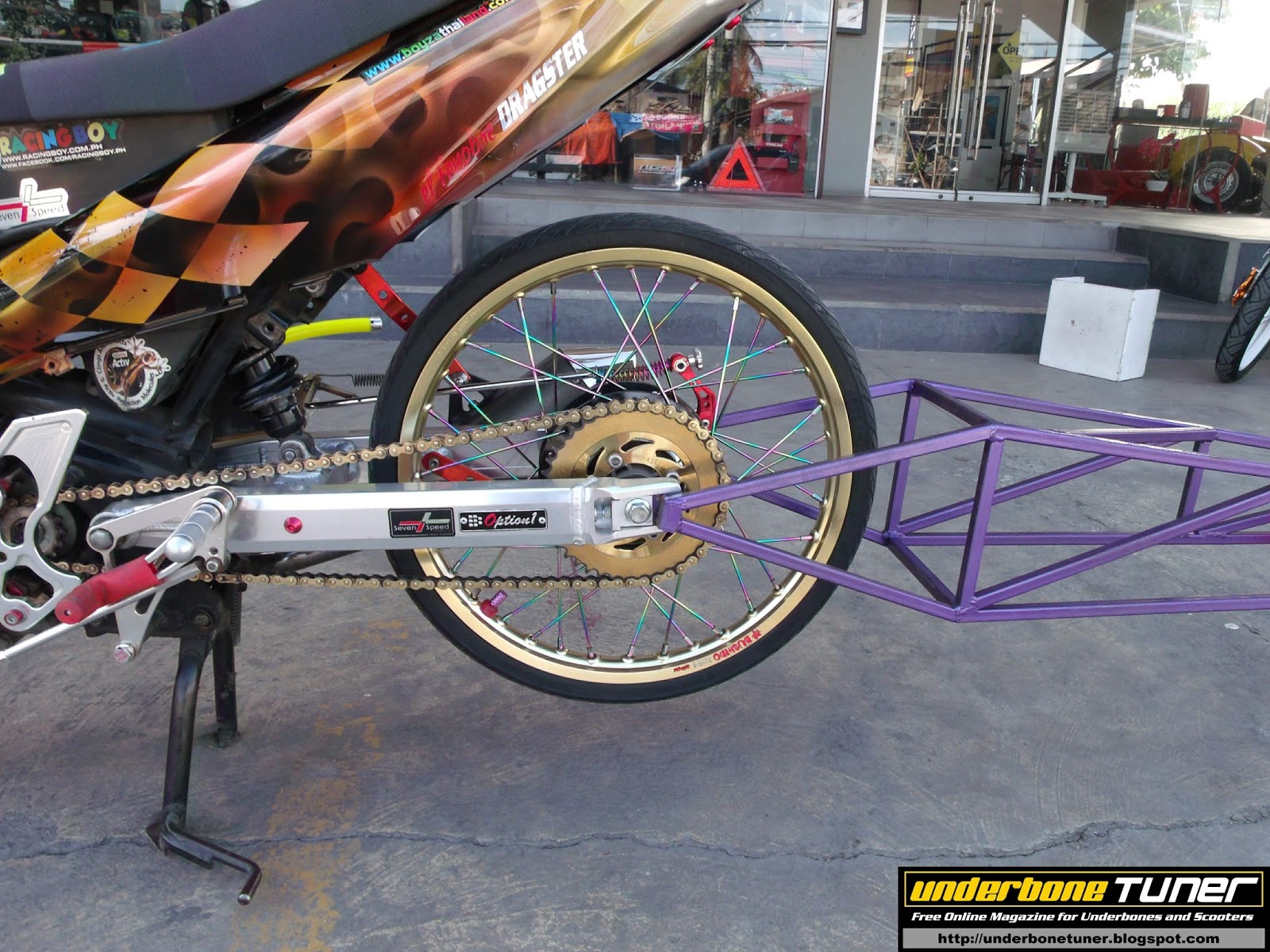 underbone tuner: Thai Style Yamaha Vega Force Dragster