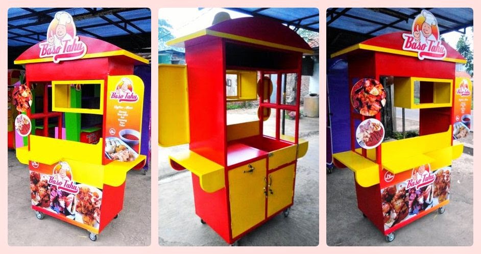 Gerobak Baso Tahu Rp 4.000.000 | Gerobak Unik Bandung