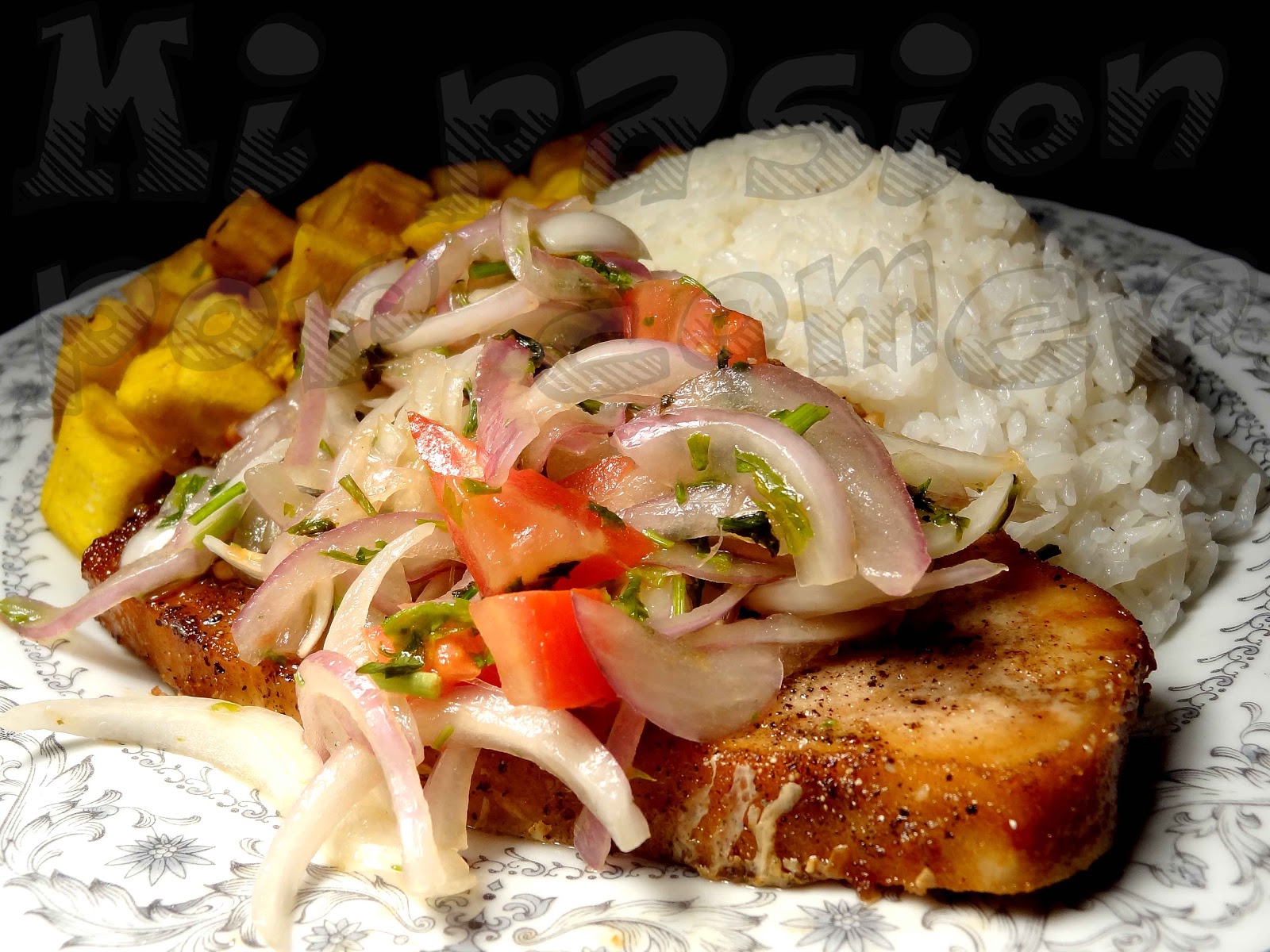 mi pasión por comer: Receta: Pescado frito con patacones