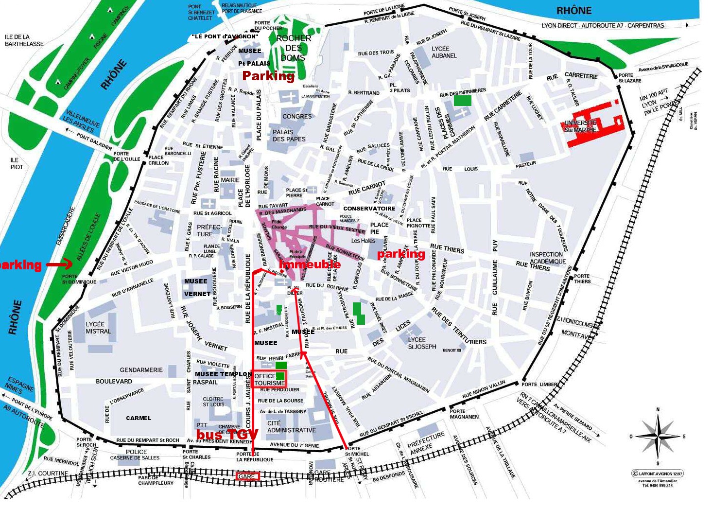 Avignon en Provence: Avignon : How to get there and around