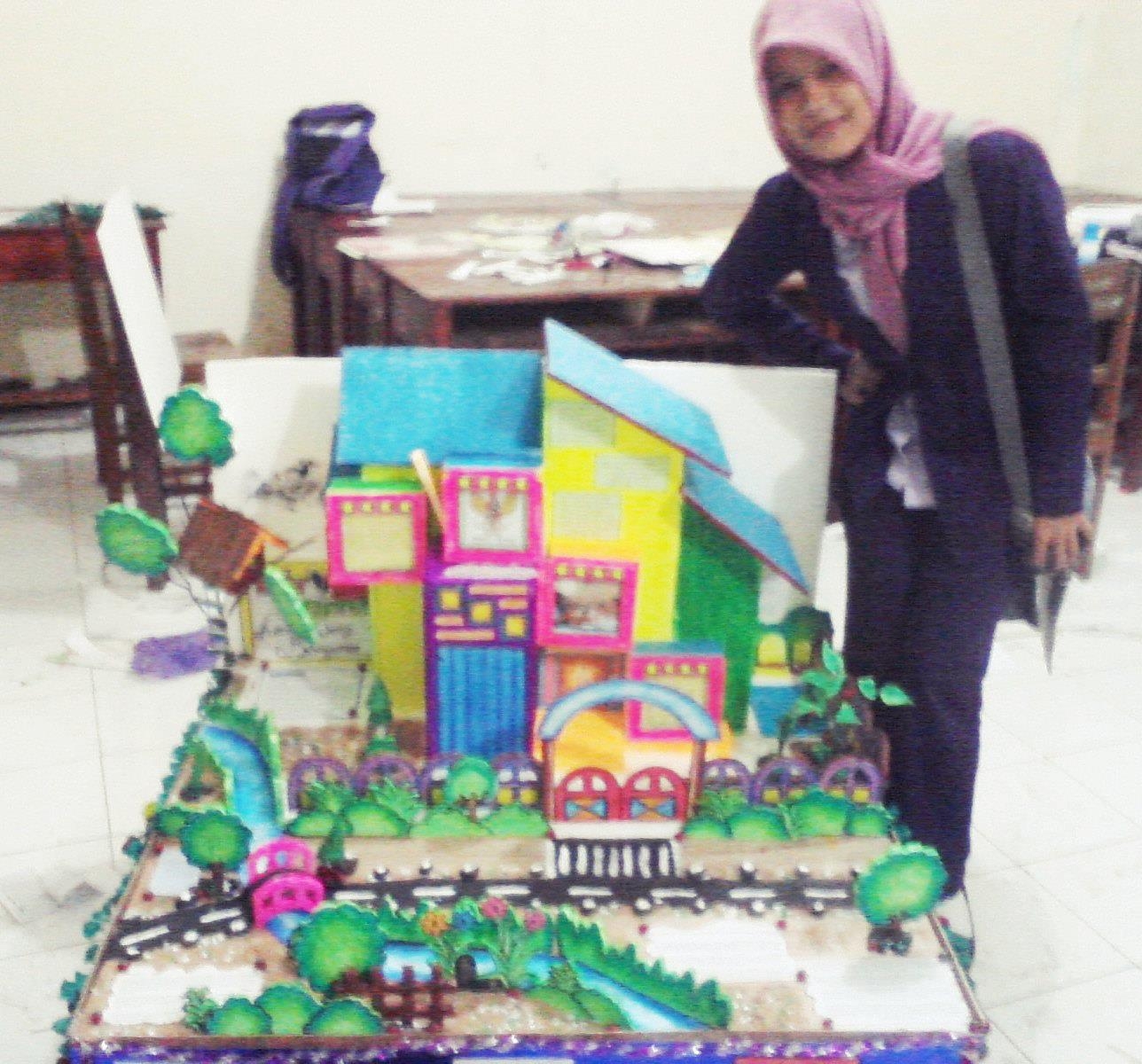 WIDY SHINCHAN: Mading 3D "smk n 1 banyumas" by.widy