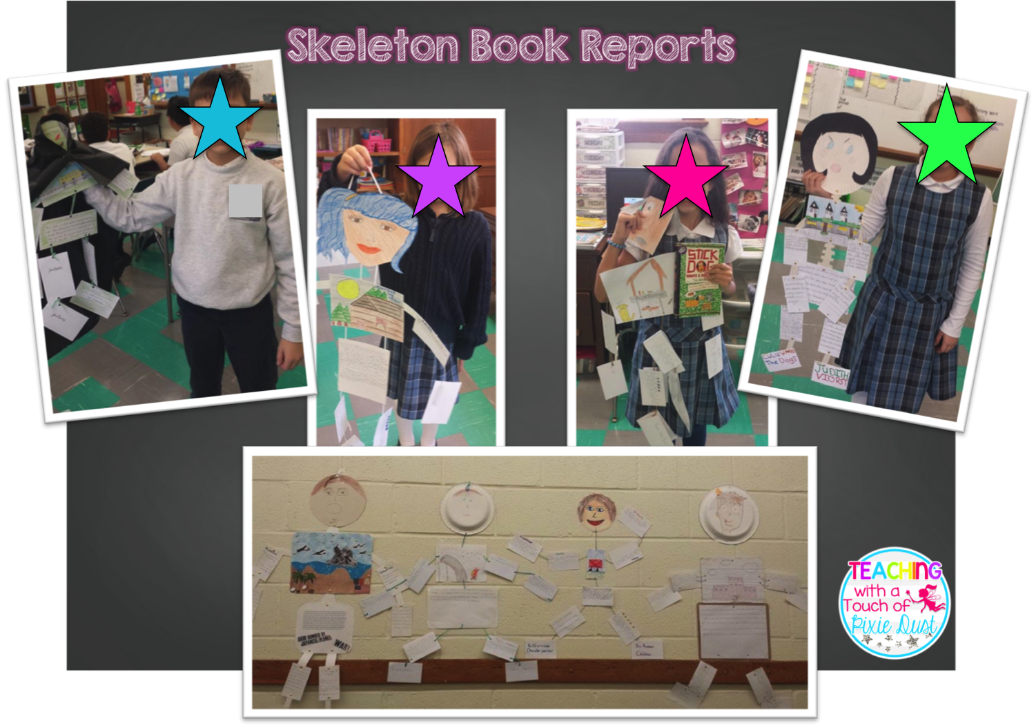 Elementary Grapevine: Skeleton Book Reports and a Freebie!