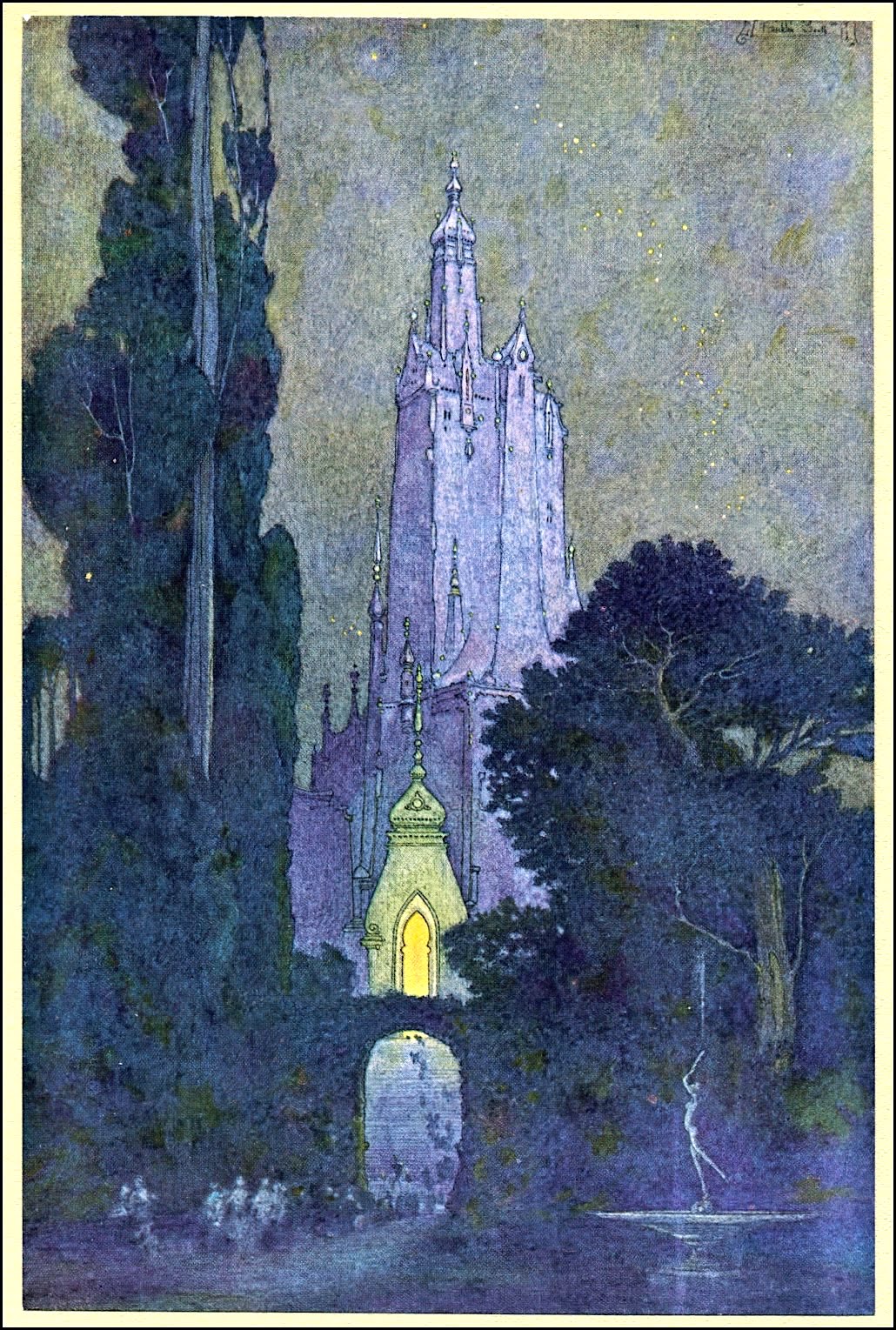 Art Contrarian: Some Franklin Booth Color Illustrations