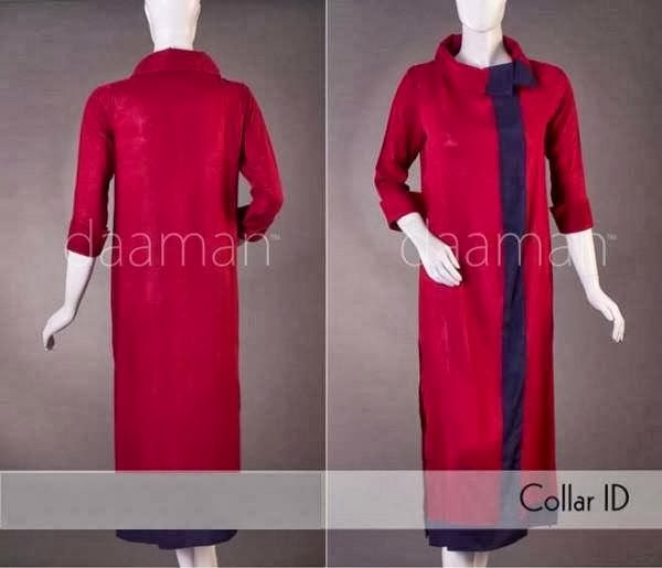 DAAMAN WINTER 2014-2015 KURTAS FOR WOMEN