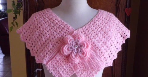Capa de crochet con flores | Patrones crochet