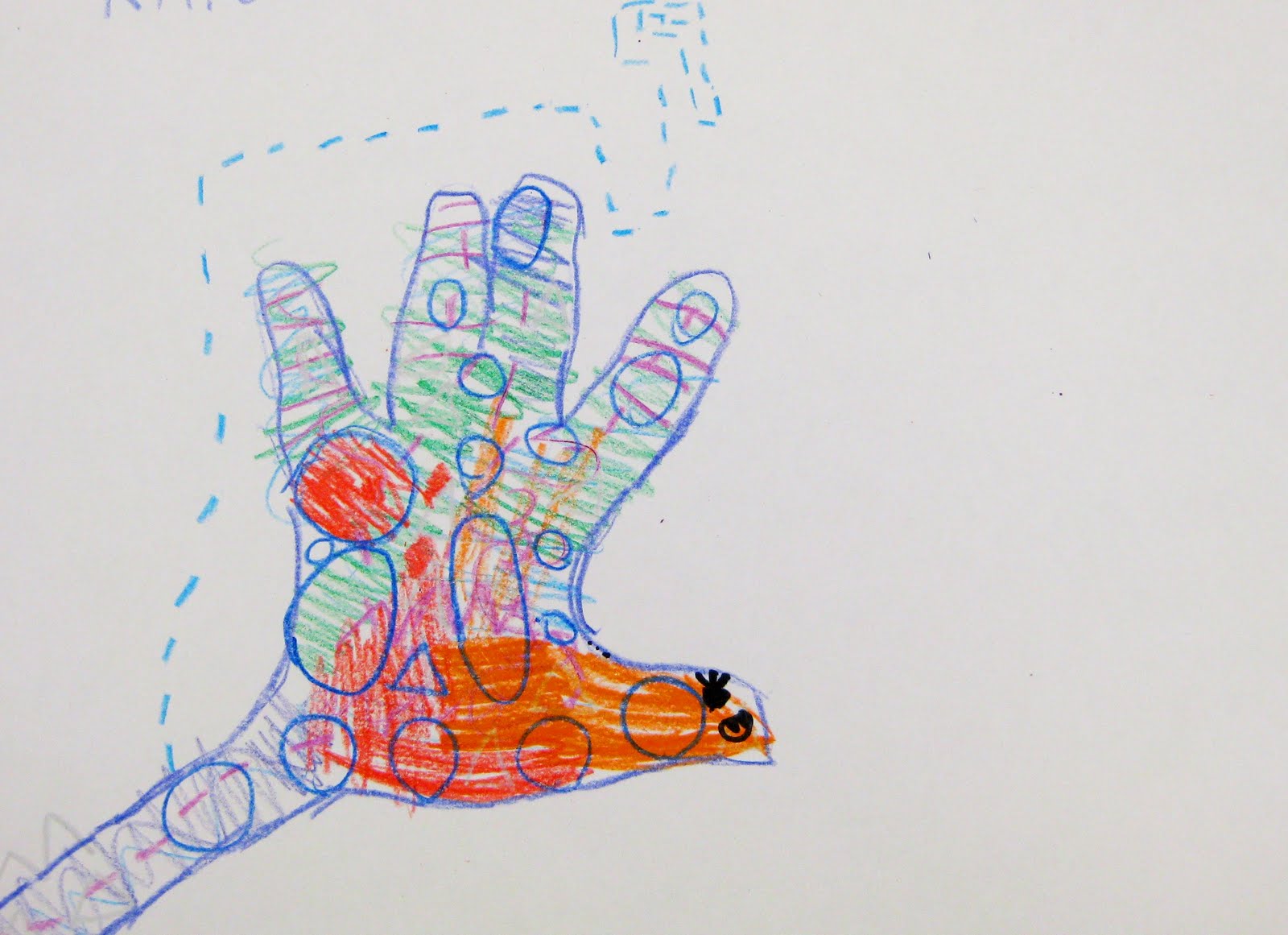 Briargrove Elementary Art Page: Hand Creatures - Individual Drawings