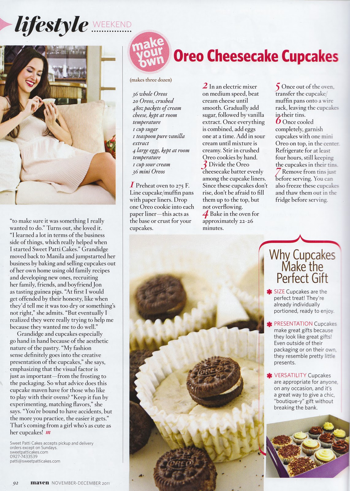 W Updates: Patti Grandidge for Maven Magazine