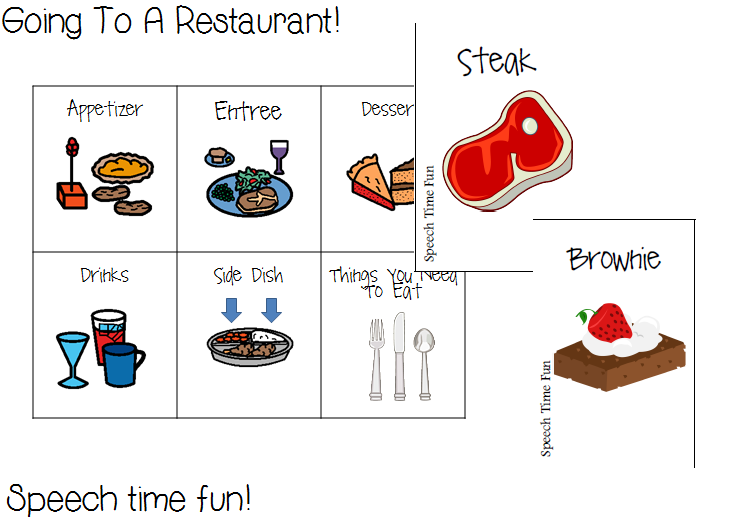 Going To A Restaurant: Language & Pragmatic Activities!! - Speech Time ...