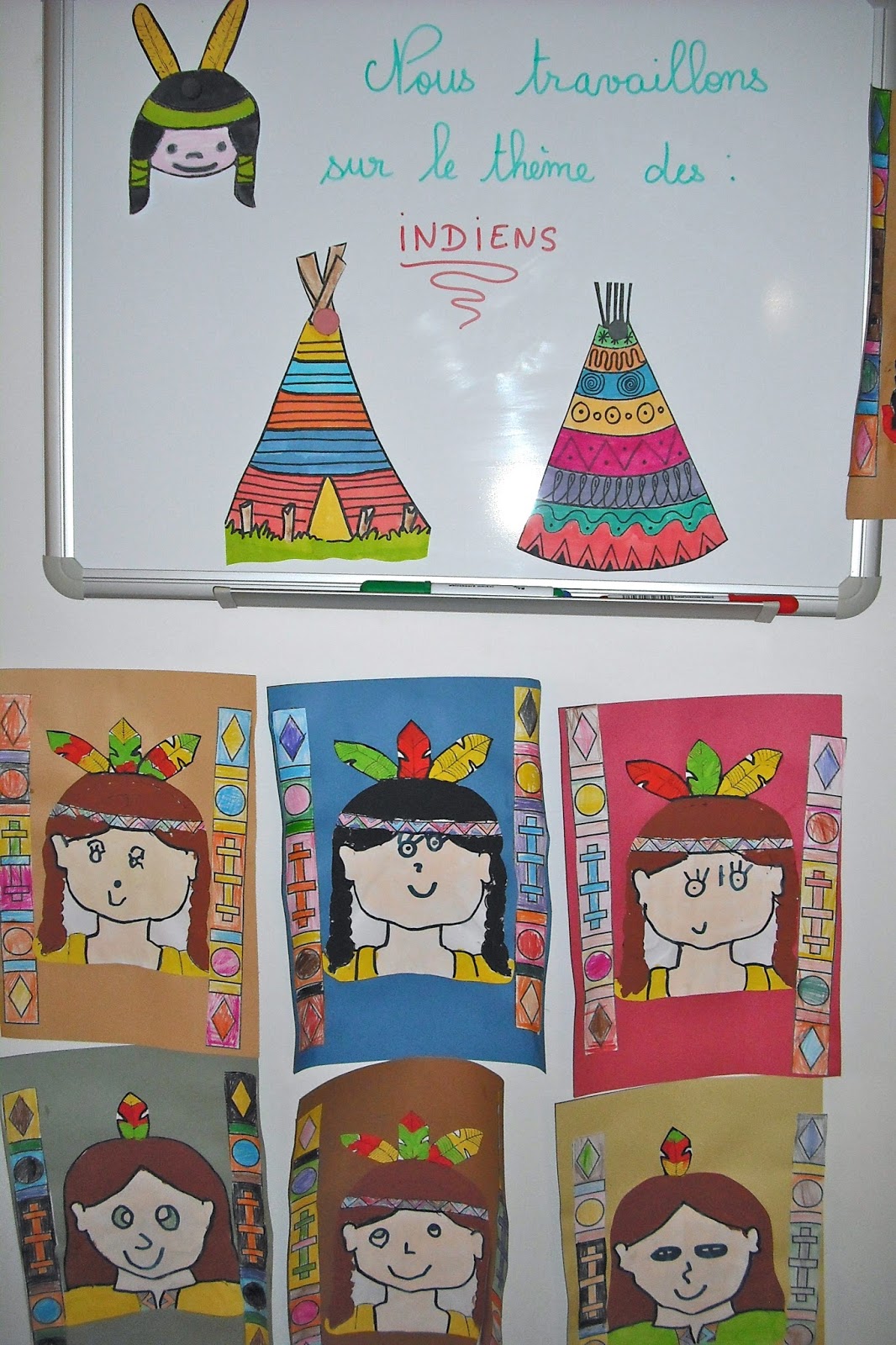 Ecole Maternelle Vitteaux: LES PETITS INDIENS