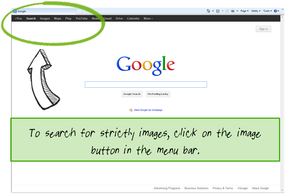 Techie Teacher Tales: Selecting Image Sizes in Google