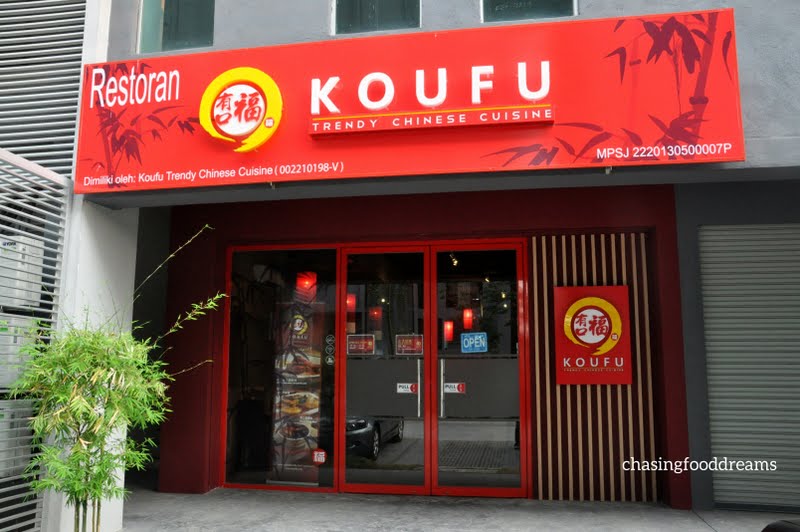 CHASING FOOD DREAMS: Koufu Trendy Chinese Cuisine, One City: Bringing a ...