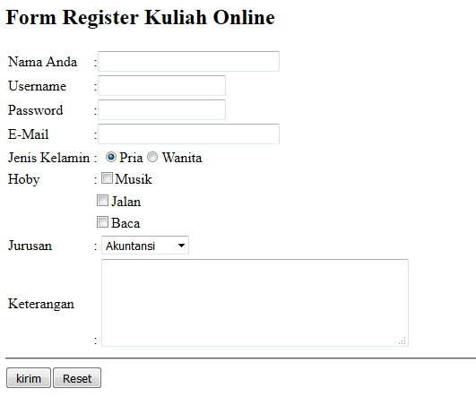 Membuat Method_POST Registrasi | Welcome To My Blog