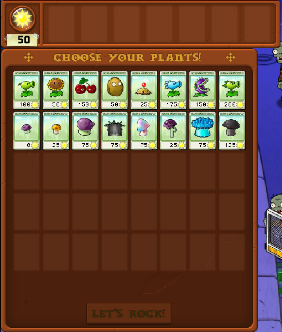 Game art and design Blog by charlie harrison: BA6: research: Plants VS ...