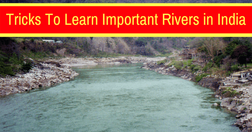 Tricks To Learn Important Rivers in India - BankExamsToday