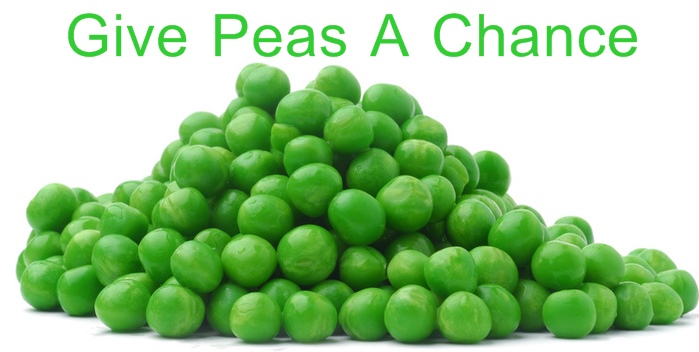 67 Not Out: Food For Thought: Peas Or Peace