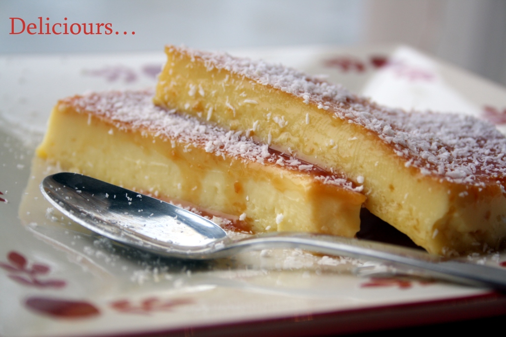 Deliciours...: Flan au lait de coco