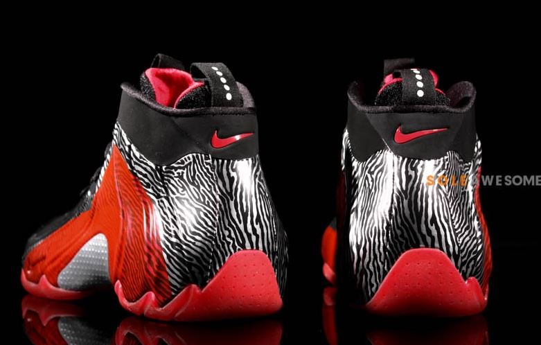 THE SNEAKER ADDICT: Nike Flightposite No Zip Crimson Zebra Sample ...