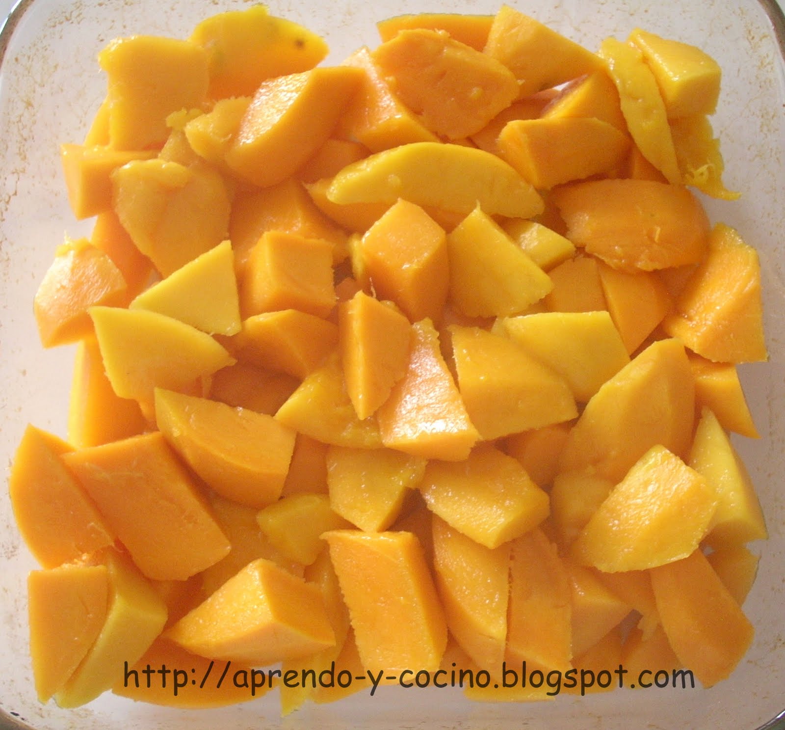 Aprendo y Cocino: Mango Crocante