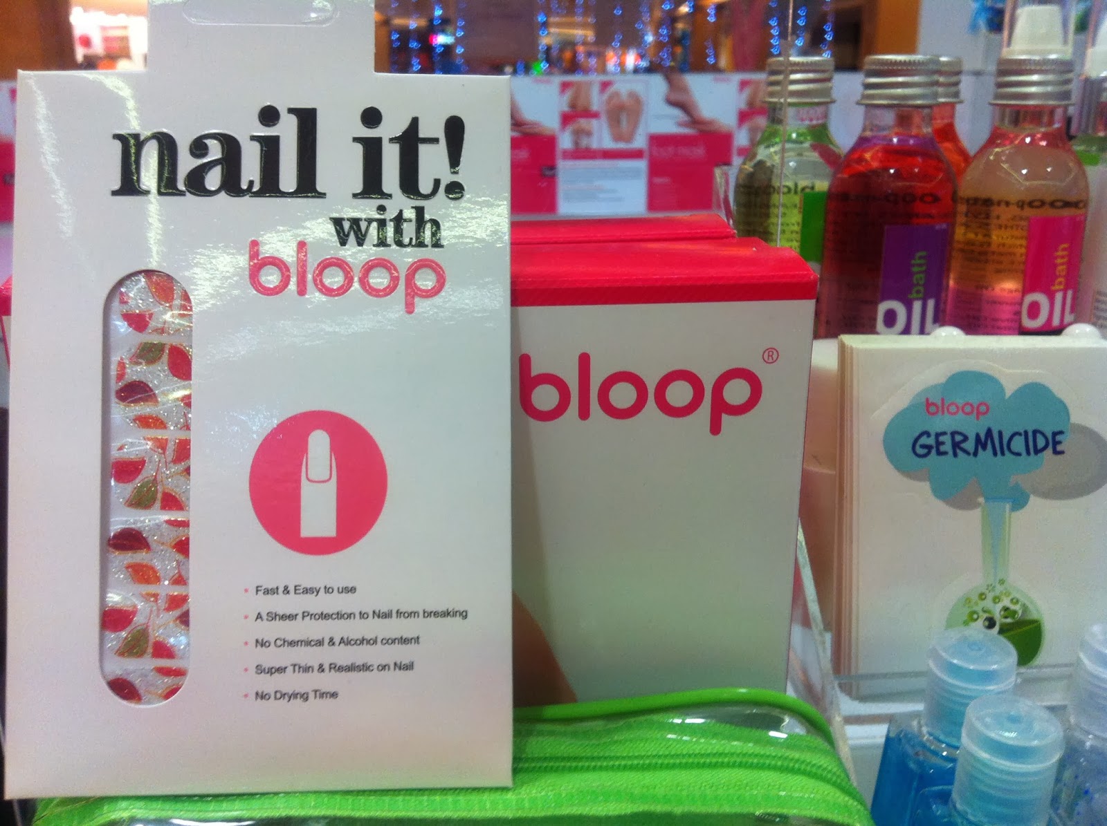 EVERGREEN LOVE: bloop nail it sticker