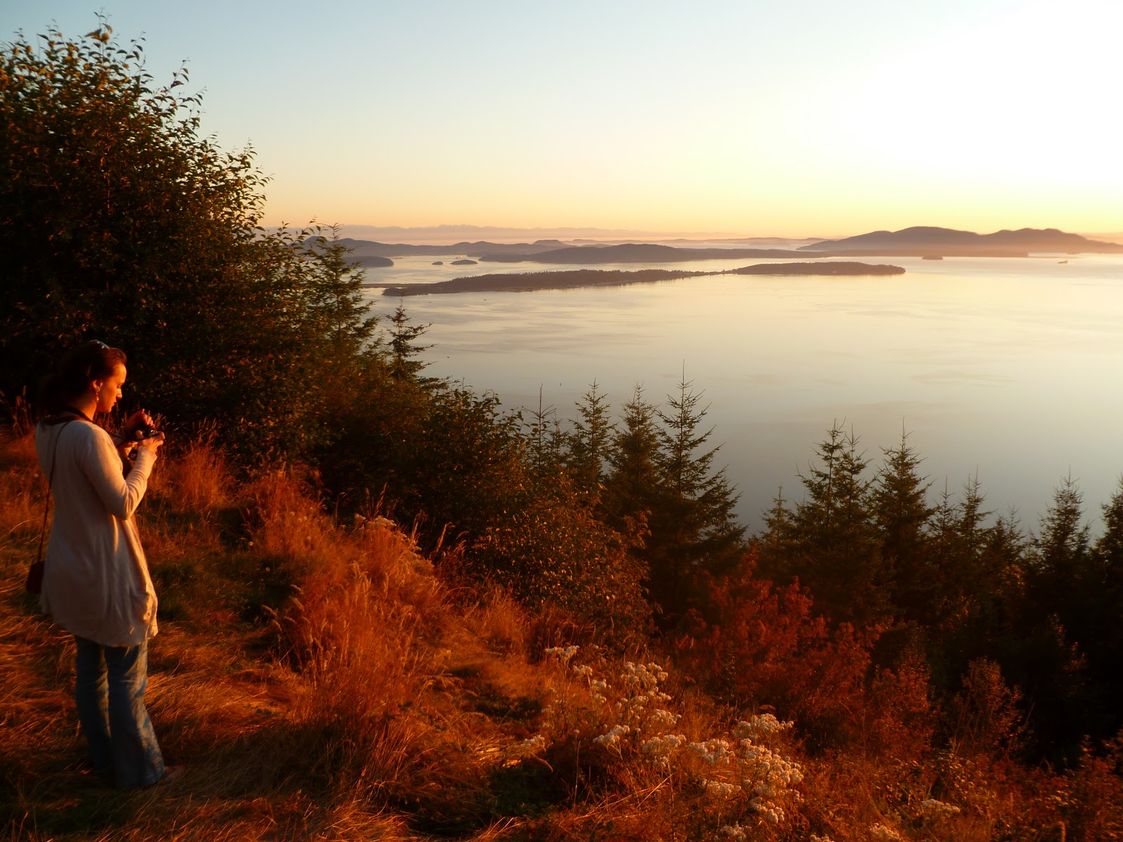 The Kuipers: Sunset at Samish Overlook