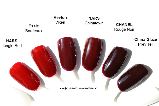 Cute and Mundane: CHANEL Vernis in Rouge Noir review + swatches