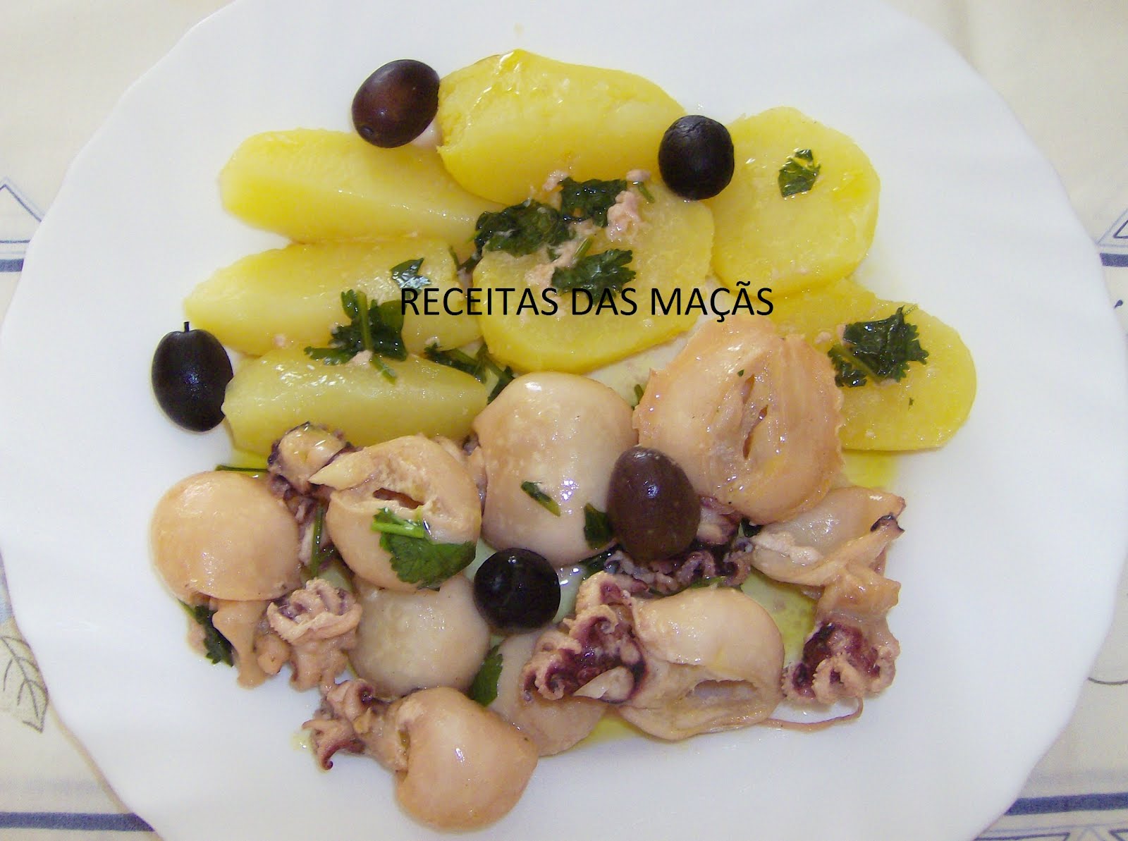 Receitas das Maçãs: Choquinhos á Algravia