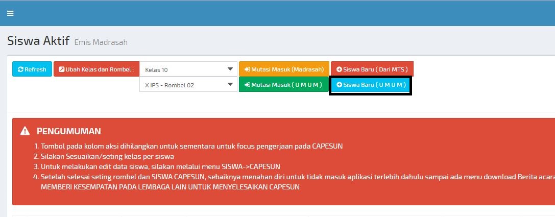 Cara Sukses Input Siswa Baru dari Sekolah Umum ke EMIS Madrasah - SIAP ...
