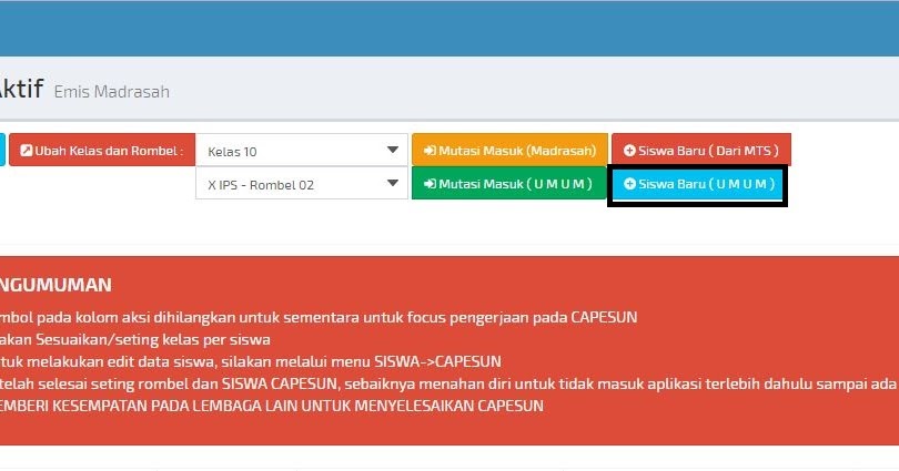 Cara Sukses Input Siswa Baru dari Sekolah Umum ke EMIS Madrasah - SIAP ...