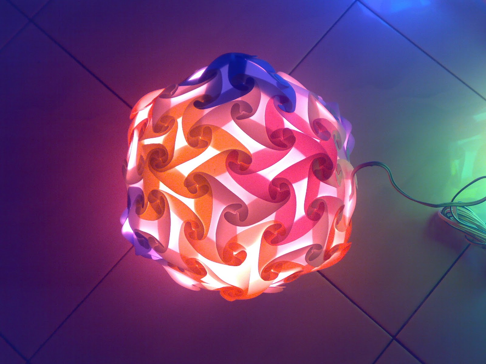 VLightDeco IQ Light Puzzle Pendant Jigsaw Lamp Styles: 04/01/11
