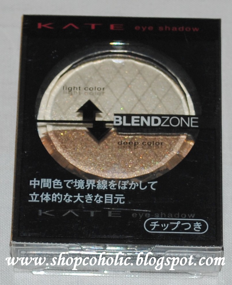 Miss Shopcoholic: Review: Kanebo Kate Blendzone Eyeshadow Duo