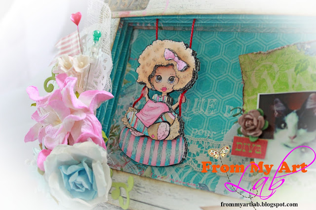 Shadow Box with Interactive Image Tutorial ~ From My Art Lab