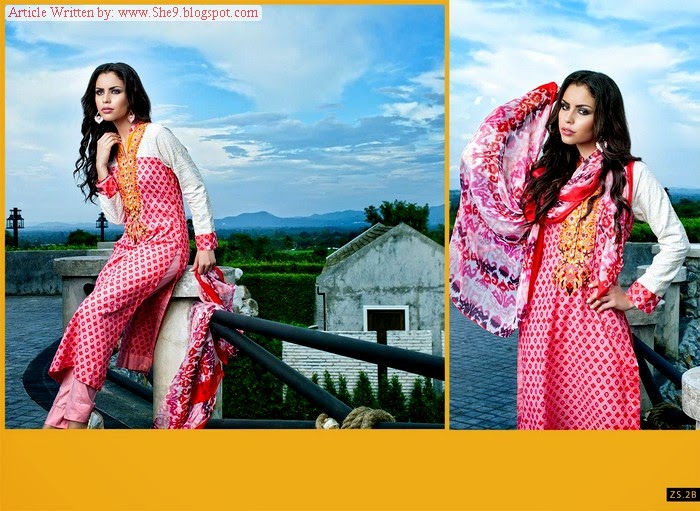 Kalyan Eid Dress Collection 2014-2015 By ZS Textiles ~ She9 | Change ...