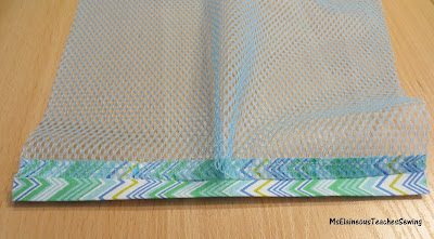 Ms. Elaineous Teaches Sewing: Making a Pleated Mesh Pocket