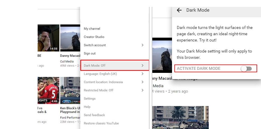 Cara Membuat YouTube Dark Mode Di Windows Dan Mac | UlasanDroid