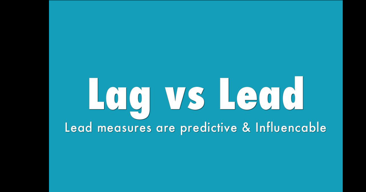 Lag VS Lead Measure for 4DX - T S ANNUHSI